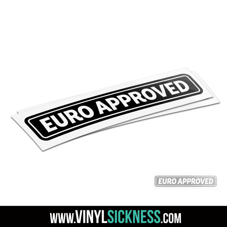 EURO STICKERS / DECALS • Tuner Stickers • Banner • Vinyl Sickness