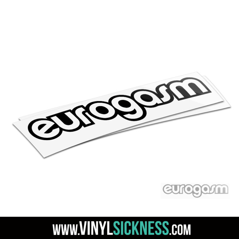 EURO STICKERS / DECALS • Tuner Stickers • Banner • Vinyl Sickness