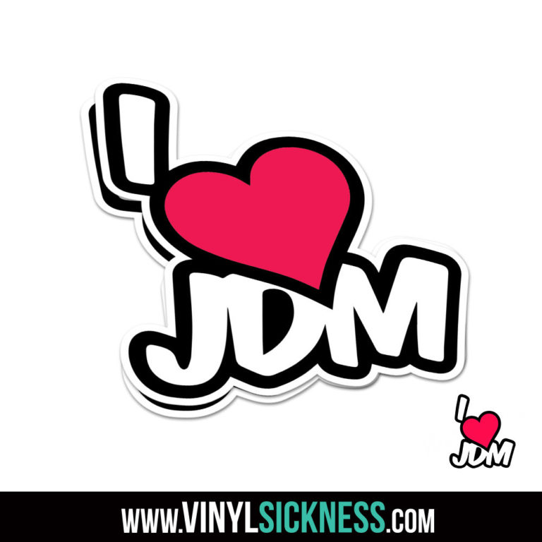 I HEART JDM • JDM Tuner Stickers / Decals • VS