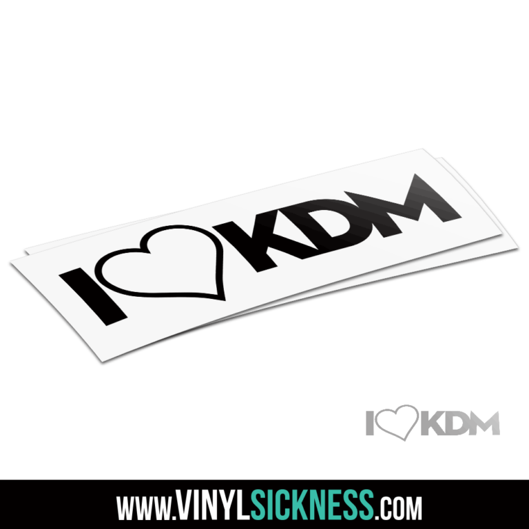 KDM STICKERS / DECALS • Tuner Stickers • Banners • Vinyl Sickness