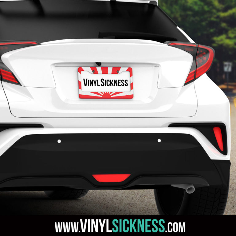 Rising Sun • License Plate Frames, Others • Vinyl Sickness