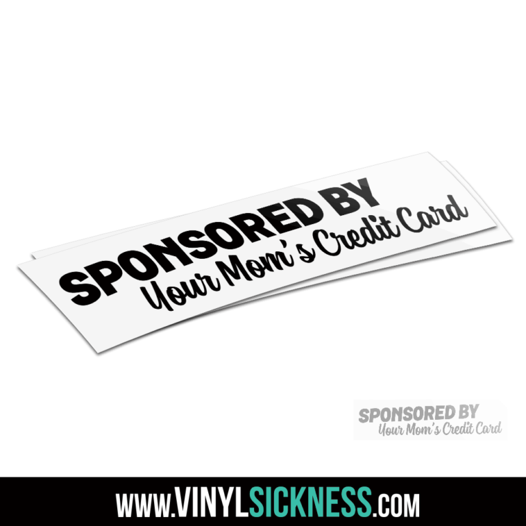 NOT SPONSORED BY MOMMY AND DADDY• JDM Funny Stickers / Decals • VS