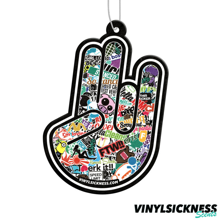 MIDDLE FINGER • JDM Tuner Stickers / Decals • VS