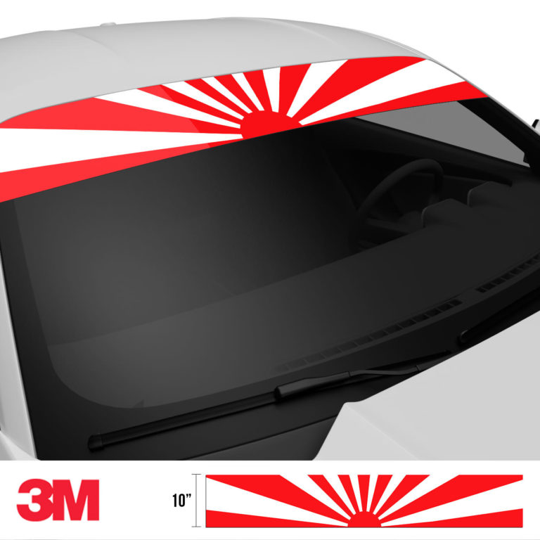 RISING SUN JAPAN V2 • JDM Tuner Stickers / Decals • VS