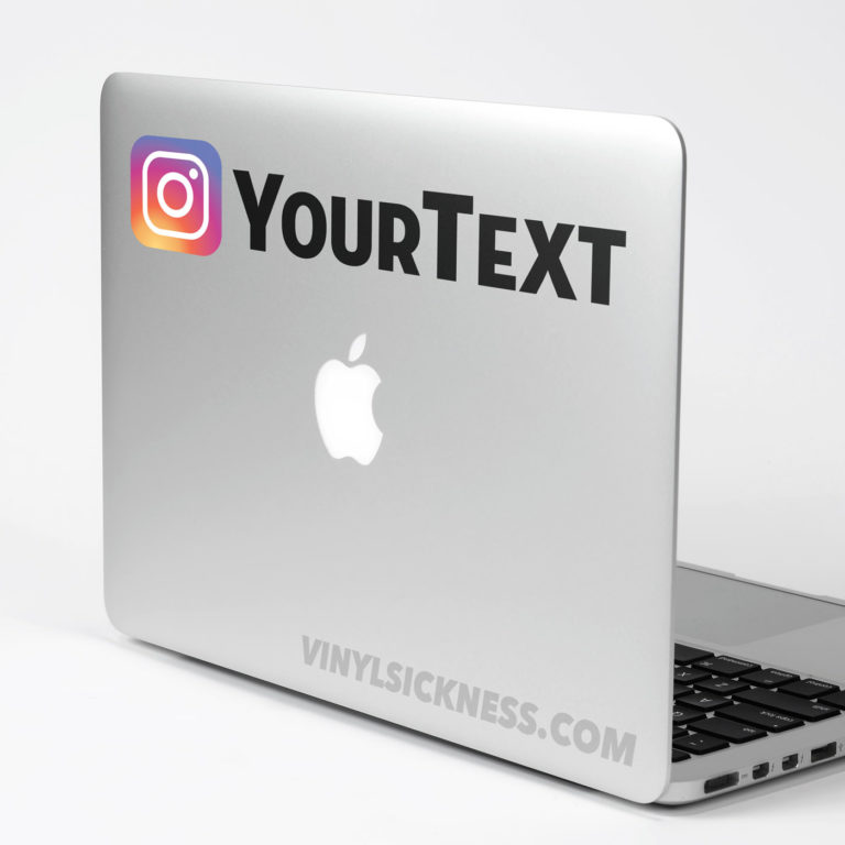 CUSTOM INSTAGRAM SOCIAL STICKER / DECAL • NEW!