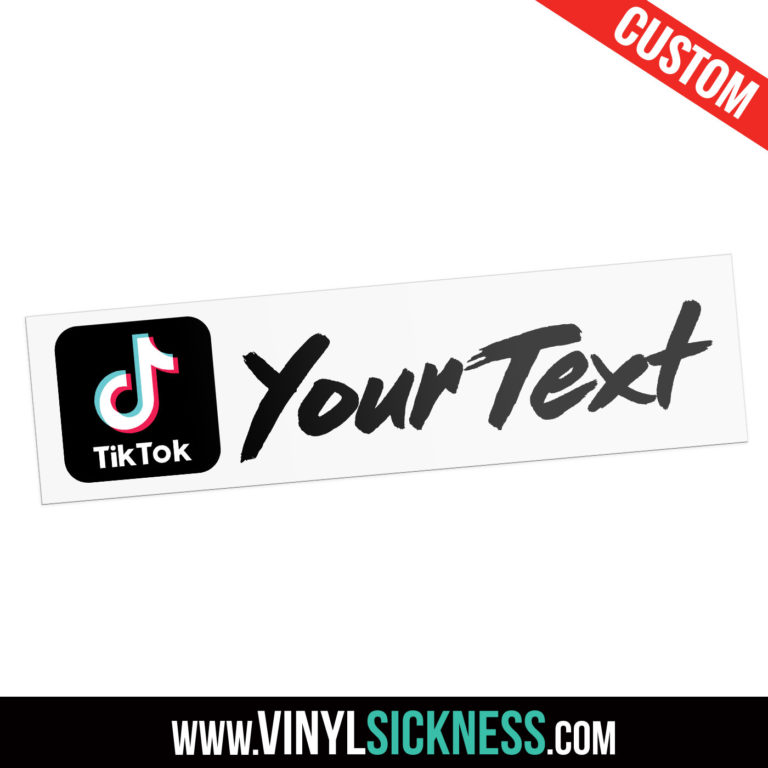 CUSTOM I HEART TEXT • Decal / Stickers / Banner • Vinyl Sickness