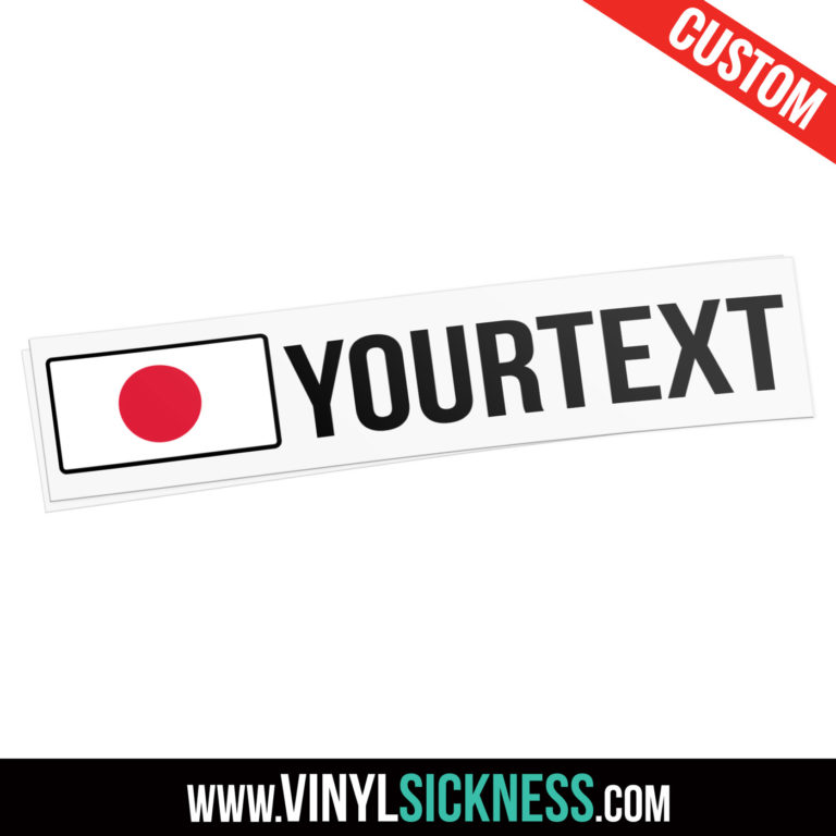 RISING SUN JAPAN V2 • JDM Tuner Stickers / Decals • VS