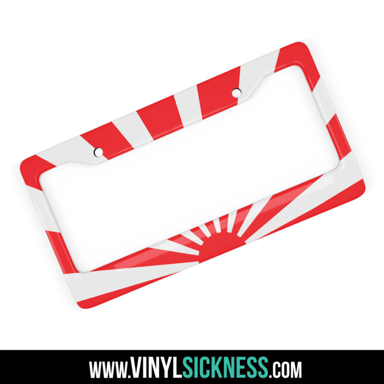 Rising Sun • License Plate Frames, Others • Vinyl Sickness