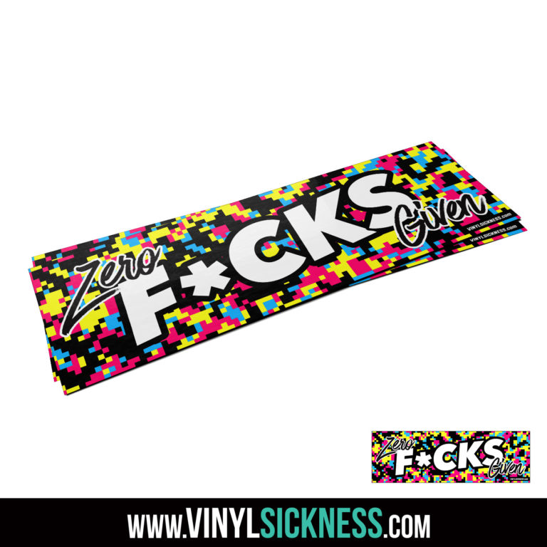 SLAP STICKERS • JDM / Euro / Drift • Digital Printed Slap • Vinyl Sickness