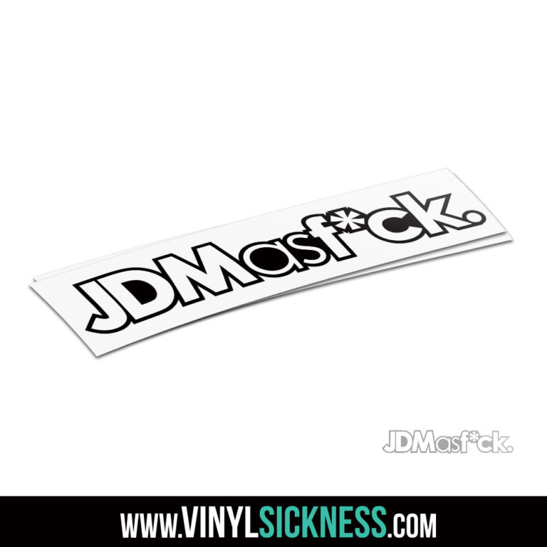JDM TUNER STICKERS / CAR DECALS / CUSTOM TEXT• Vinyl Sickness