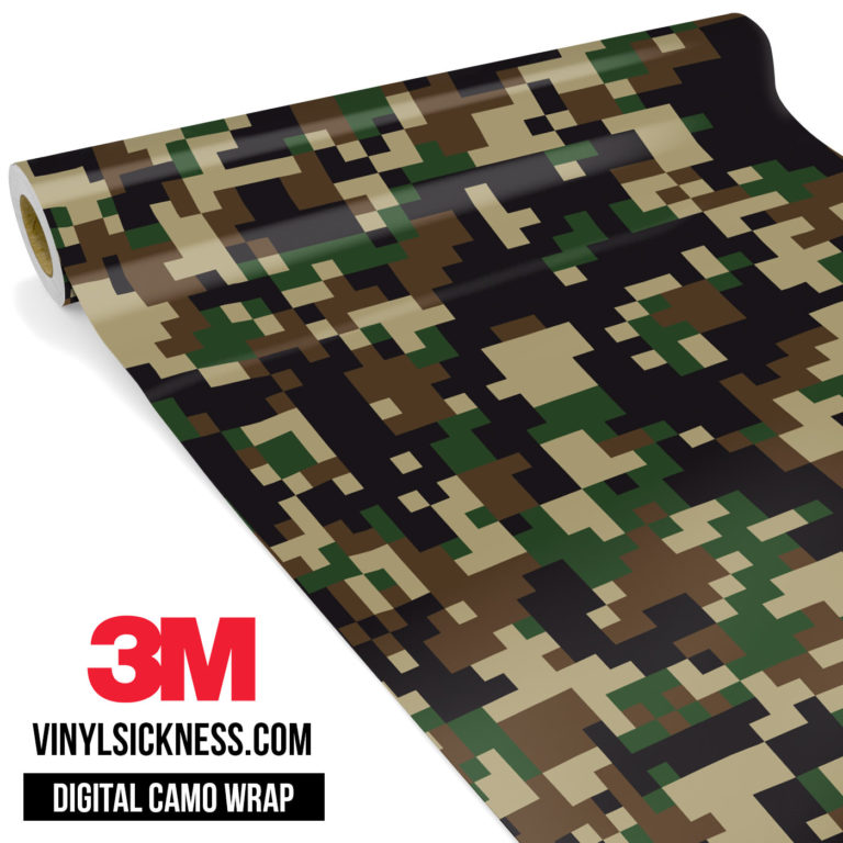MILITARY DIGITAL CAMO WRAP • CAR / TRUCK VINYL WRAPS • VS
