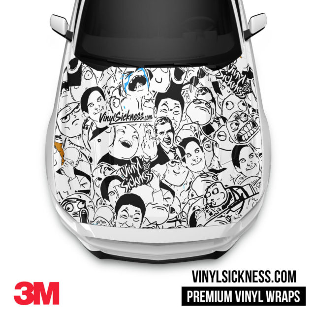 Sticker Bomb Vinyl Wrap • Vehicle / Trucks Vinyl wraps • Vinyl Sickness