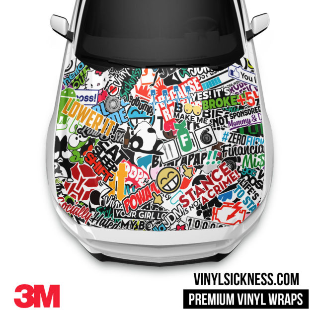 Sticker Bomb Vinyl Wrap • Vehicle / Trucks Vinyl wraps • Vinyl Sickness